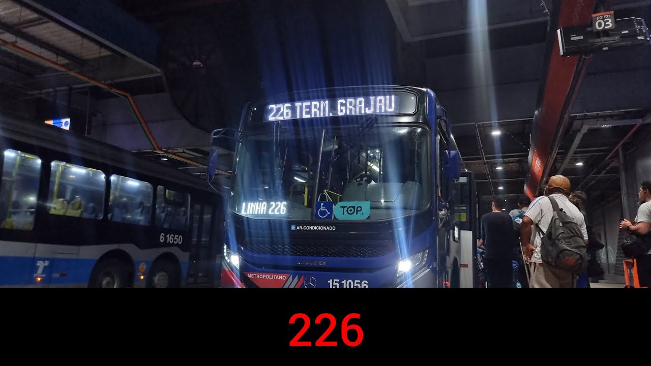 Linha 226 no 15 1056 da Intervias Miracatiba | #L03 - YouTube