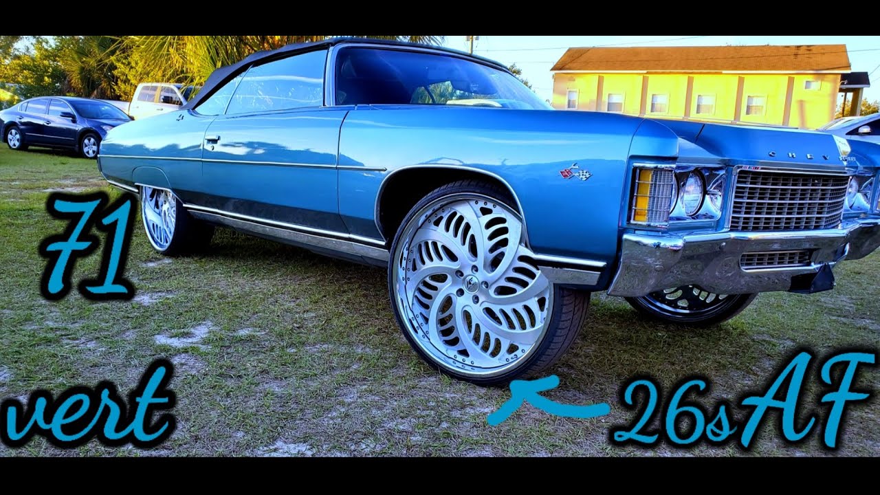 1971 Donk vert on 26 inch Amani forged wheels - YouTube