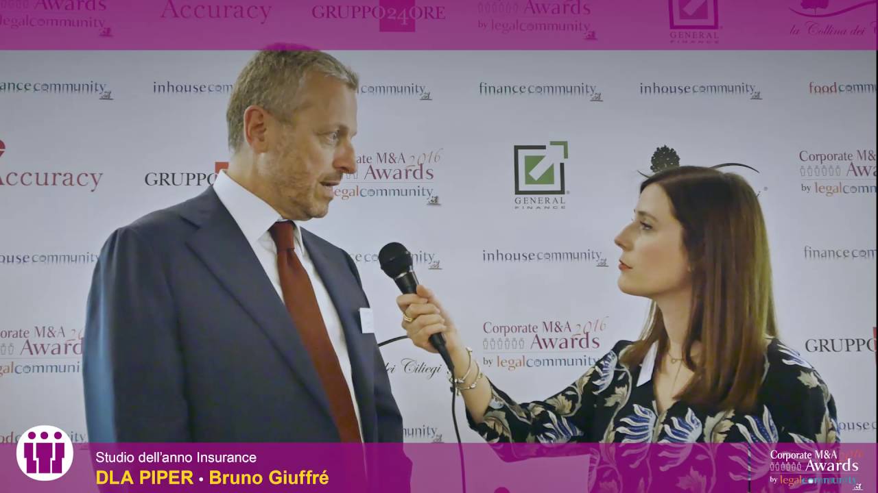 Bruno Giuffré - Corporate M&A Awards 2016 by legalcommunity.it - YouTube