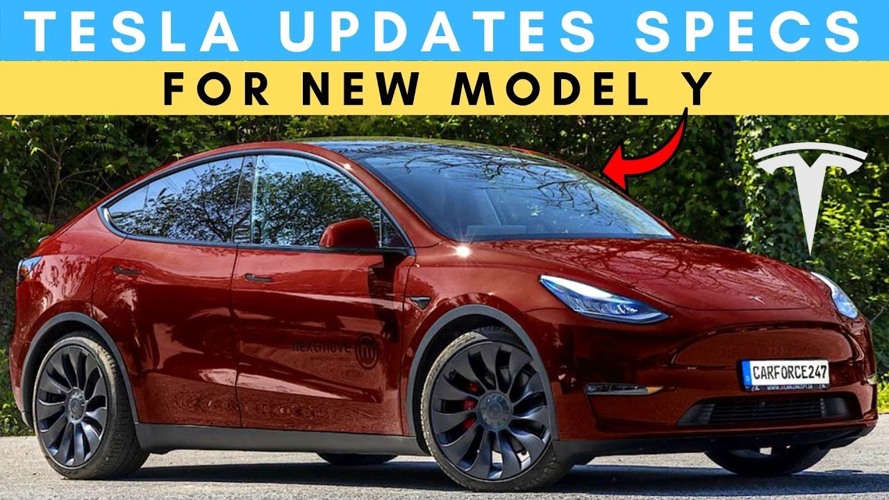 Tesla Updates New Model Y Specs & More Updates! - YouTube