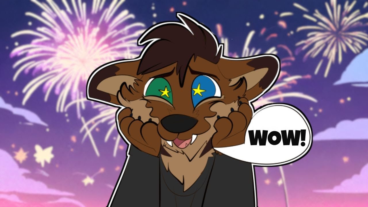 Furry gets over EXCITED - YouTube