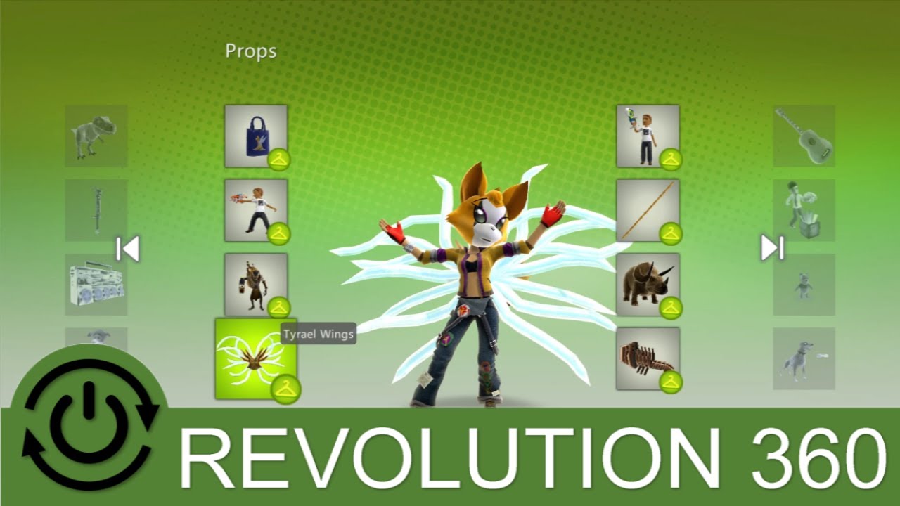 Every Xbox 360 Avatar Prop Part 4 (D) - YouTube