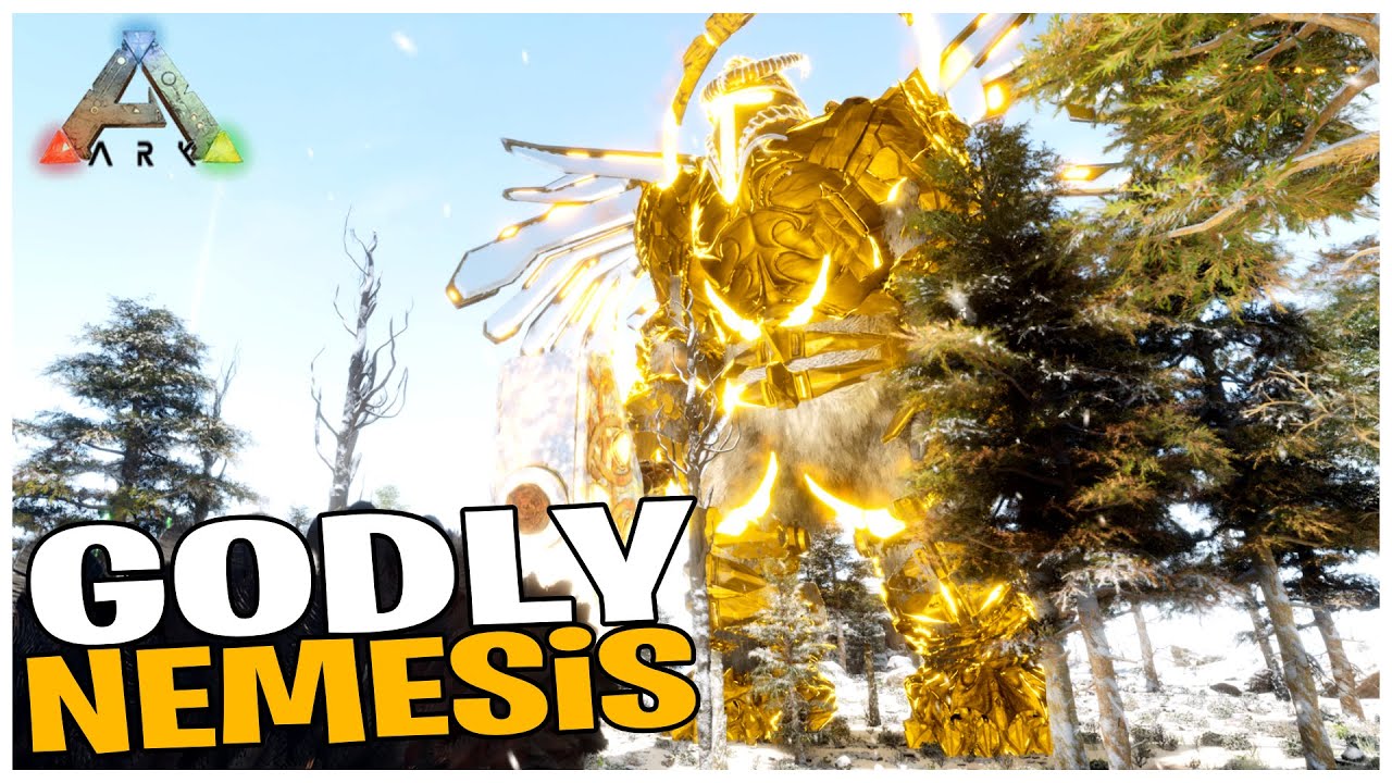 GEDE BANGET! iNi DiA PENAMPAKAN BOSS GODLY NEMESiS | Ark Ascended ...