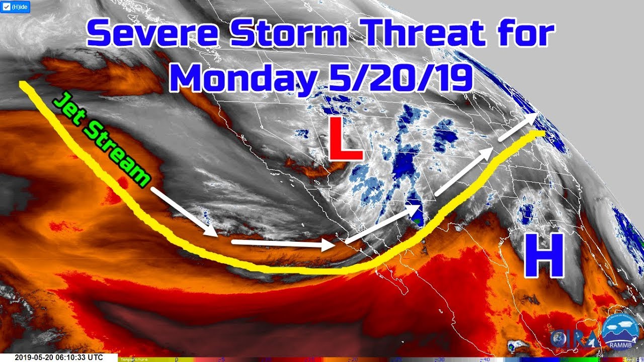 Monday 5/20/19 - Severe Weather Alert for the Midwest Strong Storms ...