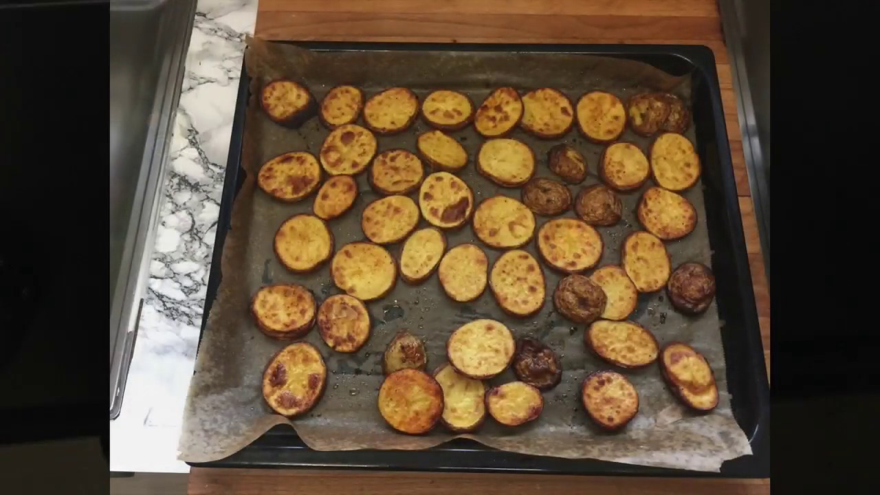 PECENI KRUMPIRI U RERNI SA SASVIM MALO ULJA - YouTube