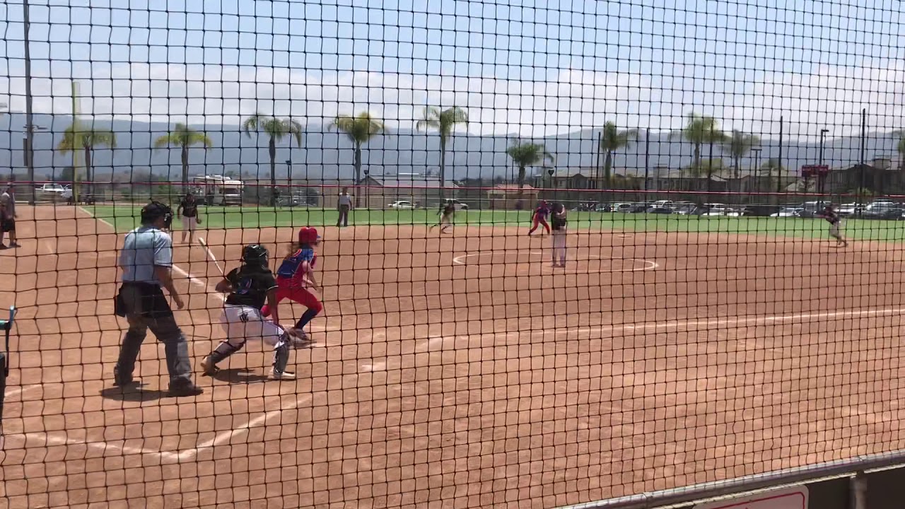 Marissa “Rabbit” Gonzalez 2021 Catcher Double - YouTube