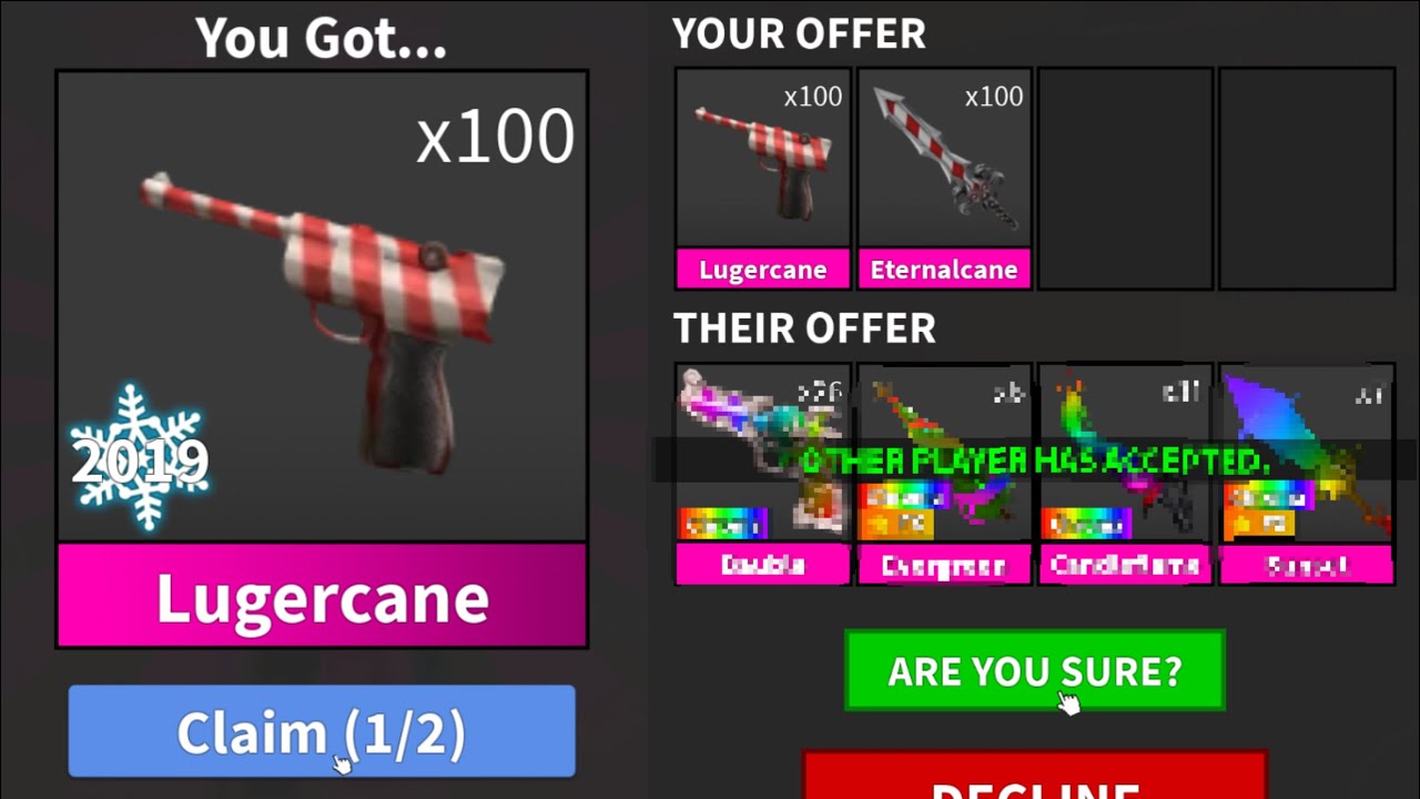 What Do People Offer For 100 ETERNAL CANE SETS!? - YouTube