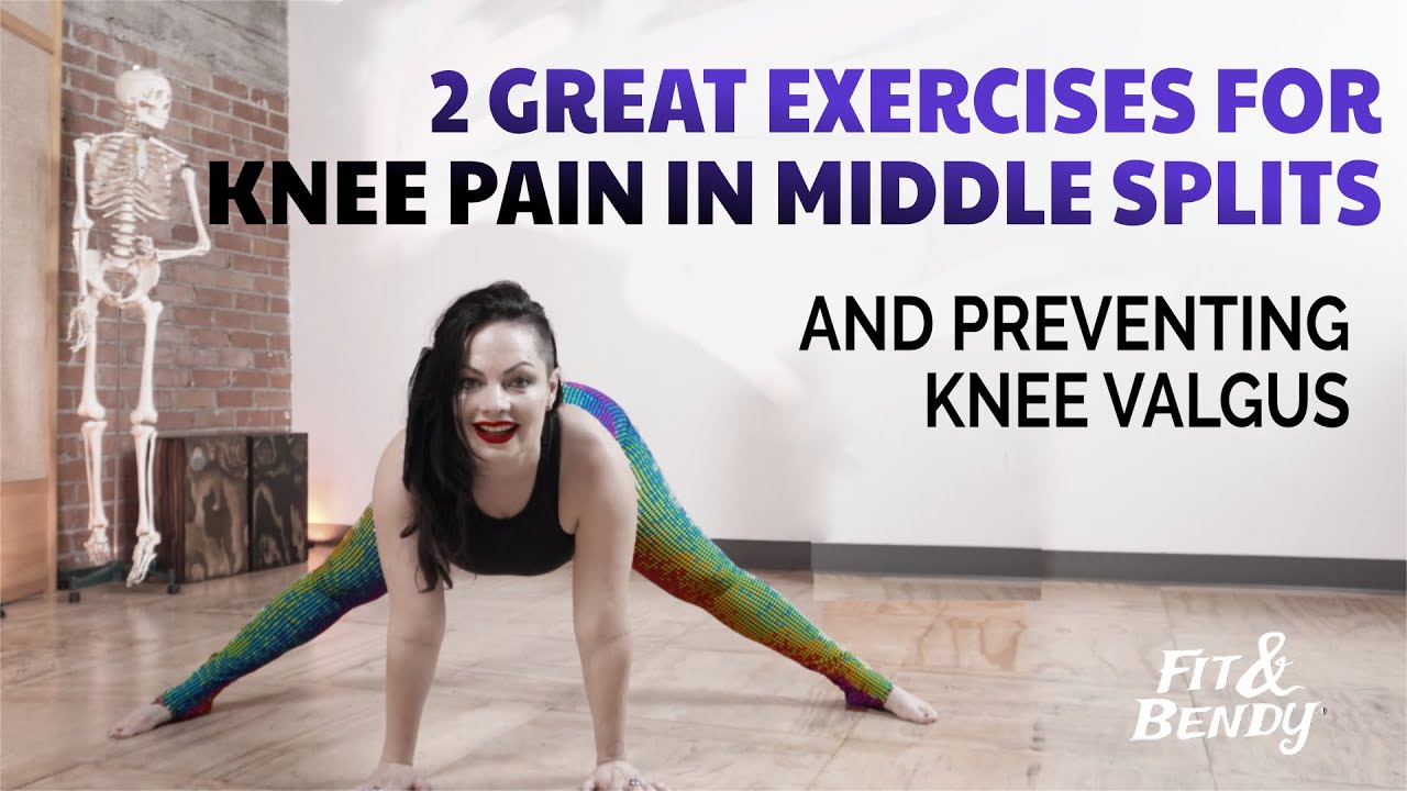 2 Exercises to Relieve Knee Pain in Middle Splits - YouTube