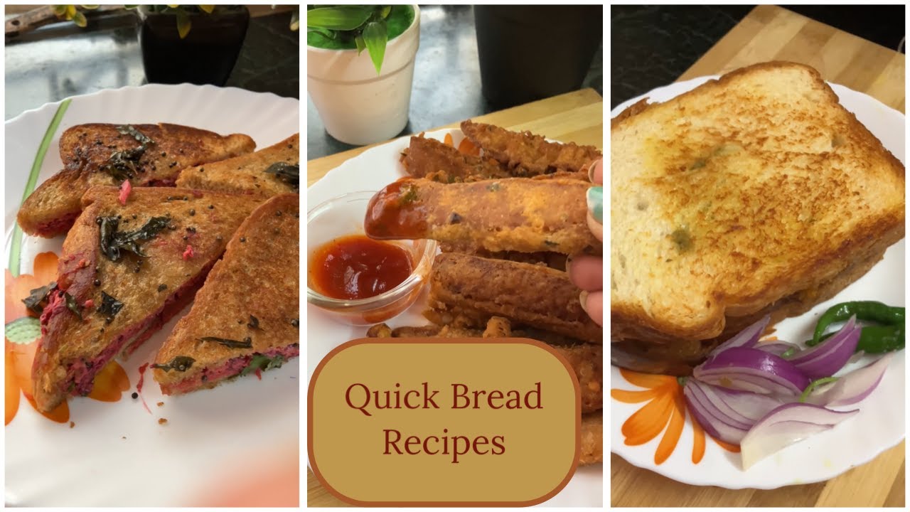 Three types of quick bread recipes. - YouTube