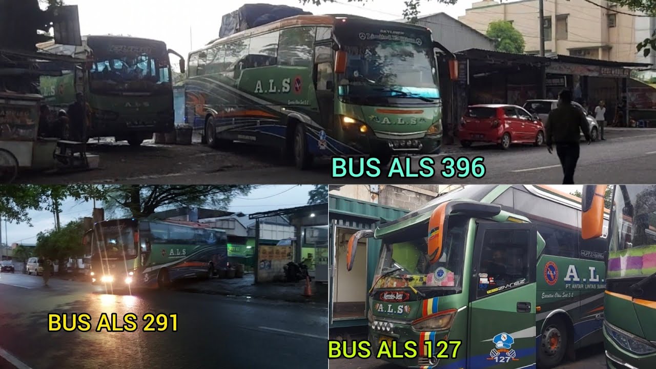 Bus ALS 127 Perdana masuk Surabaya || Bus ALS 396 dan Bus ALS 291 ...