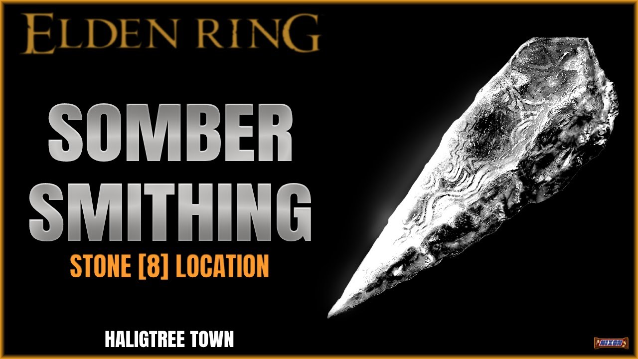 Elden Ring | Somber Smithing Stone [8] Location | Haligtree Town - YouTube