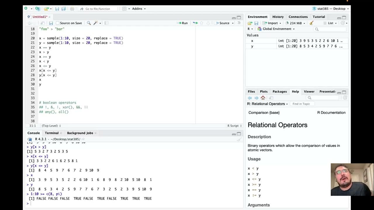 STAT 385 // Fa2023 // Logical Operations - YouTube