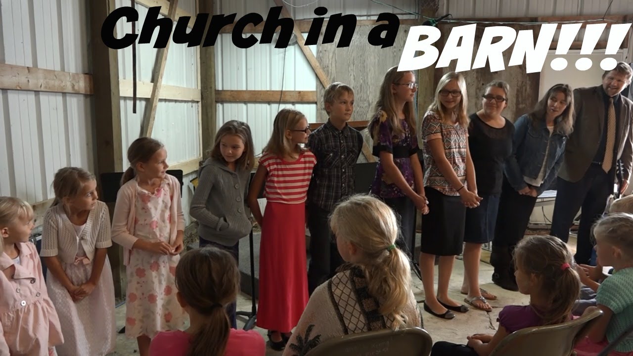 CHURCH IN A BARN!!! -Savchenko Family - YouTube