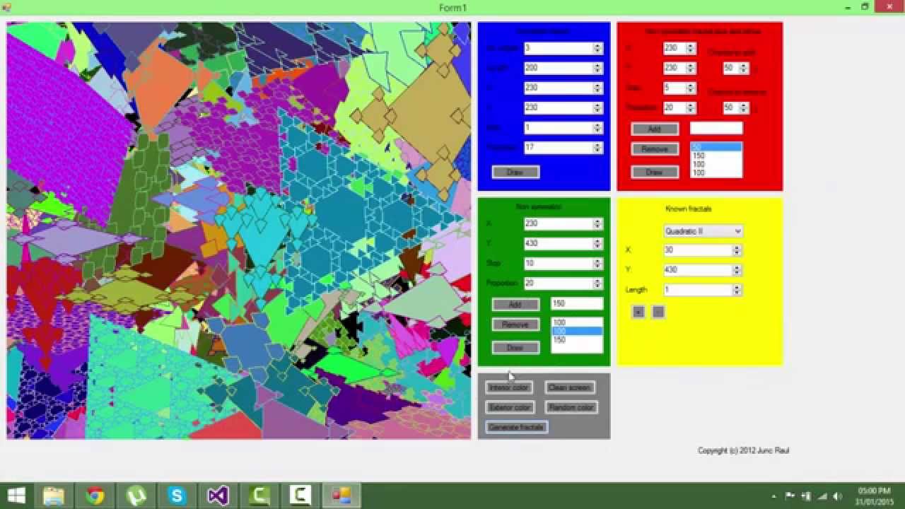 Fractals C# - YouTube