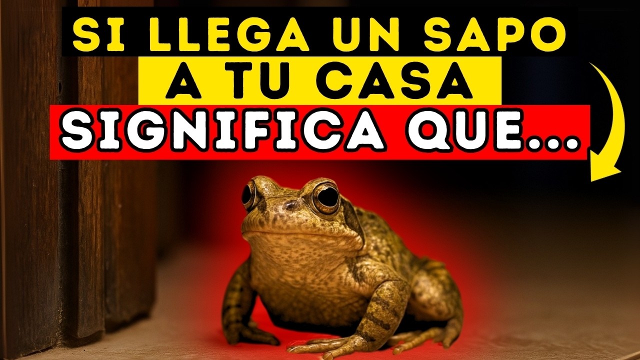 Descubre el Significado Espiritual de ver un SAPO en tu casa ¡Es ...