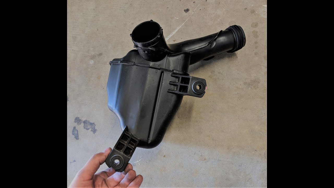 Removing the air box resonator - YouTube