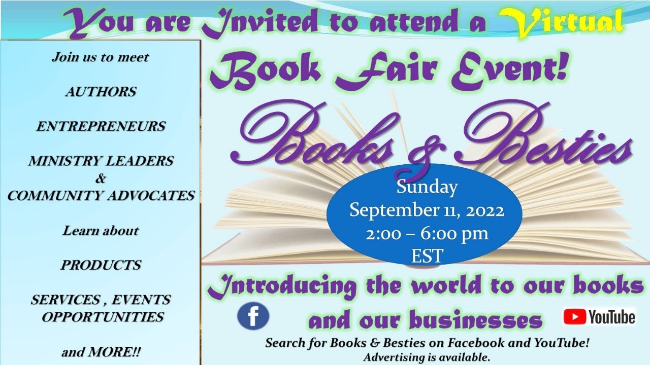 Books & Besties! The Virtual Book Fair! - YouTube