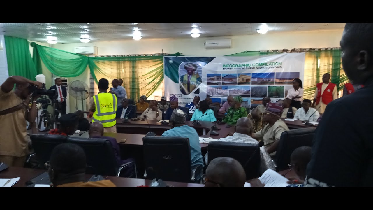 🎓 FUOYE 9th Convocation Ceremonies—Vice Chancellor's Press Conference ...