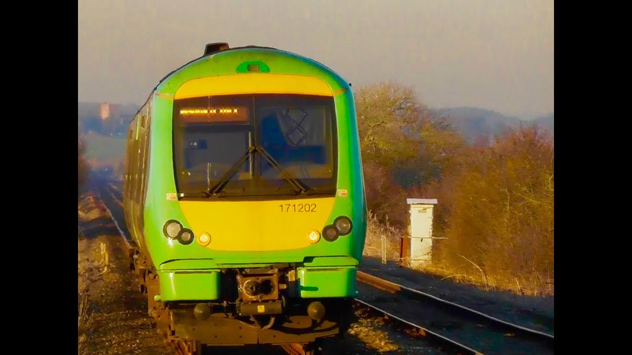 Southern Class 171s - 171721 , 171202 & 171201 At Appledore - Monday ...