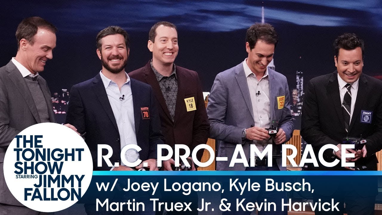 Tonight Show R.C. Pro-Am Race with the NASCAR Championship Four - YouTube