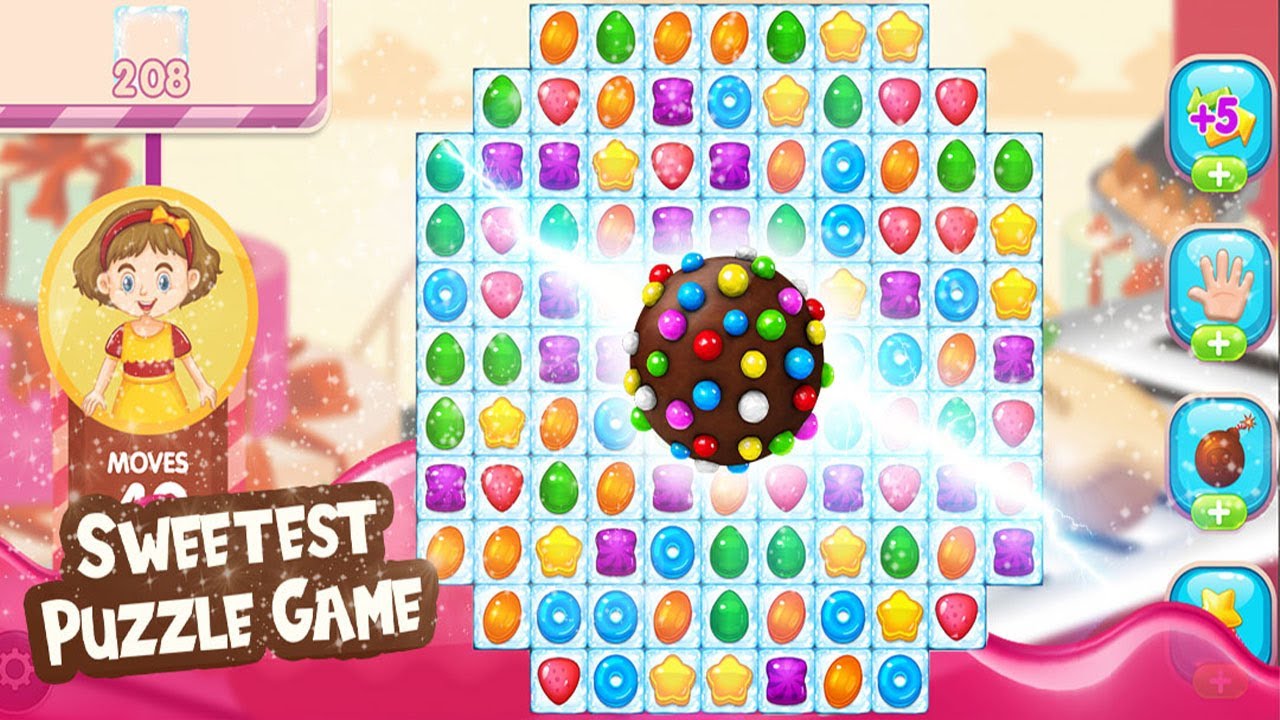 Candy Swipe Fruit Fever Matching Game: Play Sweets Sugar Candy Yummy ...