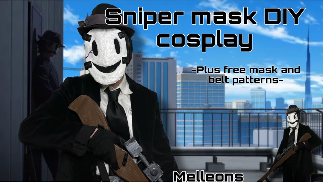 Sniper Mask DIY Cosplay- Free Patterns - YouTube