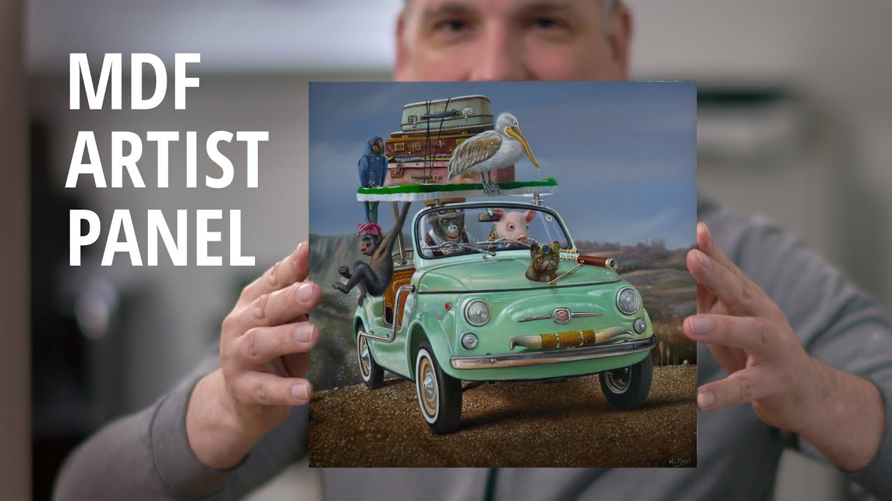 HOW TO MAKE AN ARTIST PANEL WITH MDF AND GESSO - YouTube