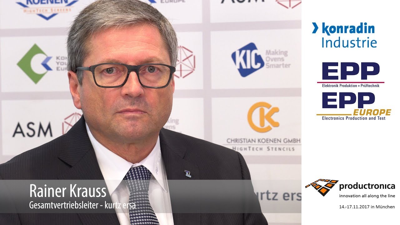 Productronica 2017 Rainer Krauss, Ersa GmbH - YouTube
