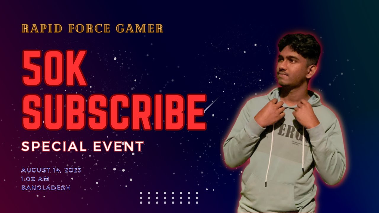 From zero to 50k: The incredible journey of Rapid Force Gamer - YouTube