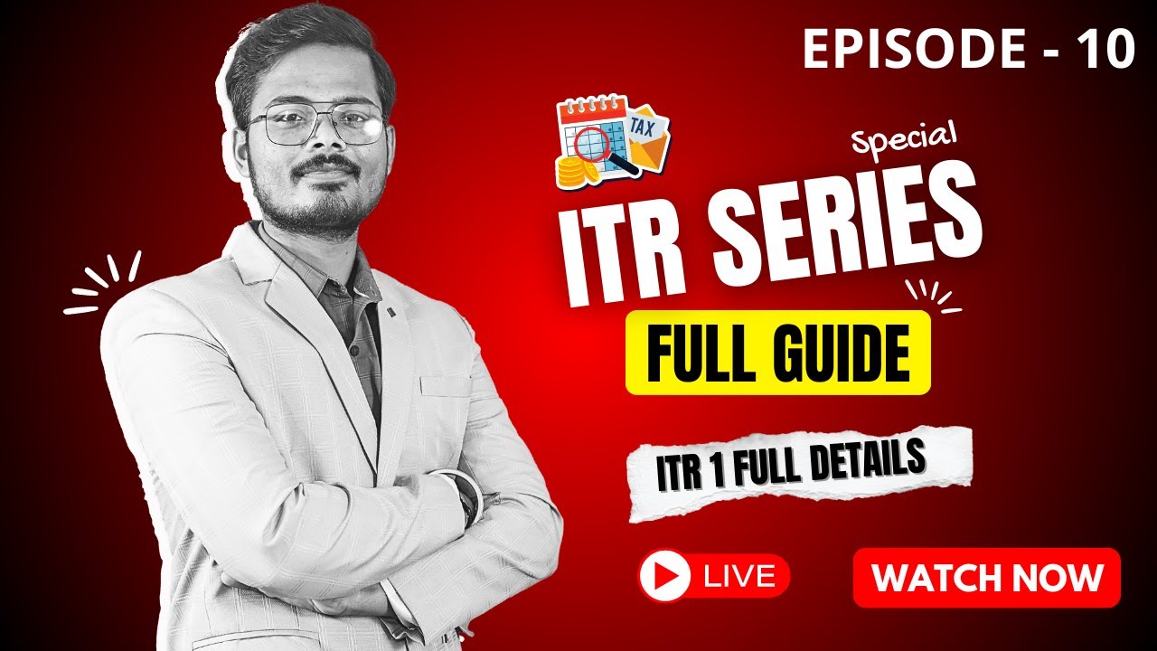 How to filE ITR-1? | ITR1 Filing Live Process | Step by Step Guide (AY ...
