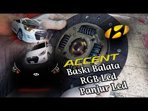 Hyundai Accent Blue Baskı Balata Değişimi Valeo Yeşil Kutu