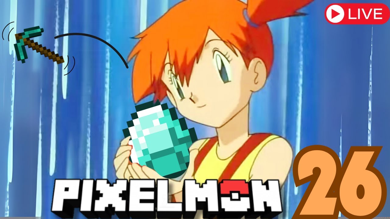 Mining Poke-Diamonds, and a PIXELMON BATTLE??? Pt.26 Pixelmon Minecraft ...