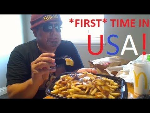 McDonald's Poutine review - first time in U.S.A. - YouTube