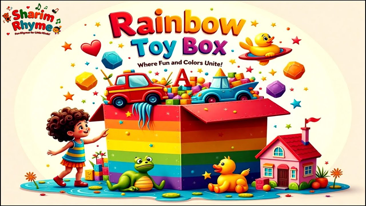 Rainbow Toy Box - Colorful Fun Learning for Kids! - YouTube
