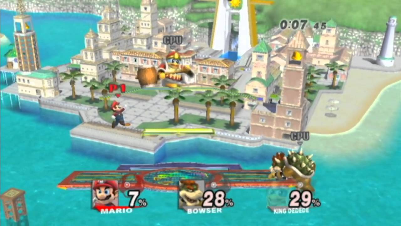 Super Smash Brothers Brawl - Event 1 - Two Trouble Kings - YouTube
