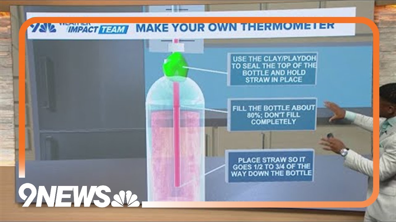How to make your own thermometer - YouTube