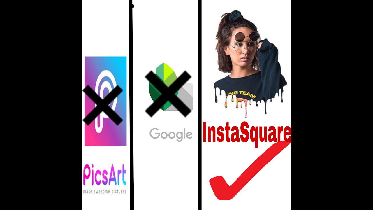 how to edit insta square photo - YouTube