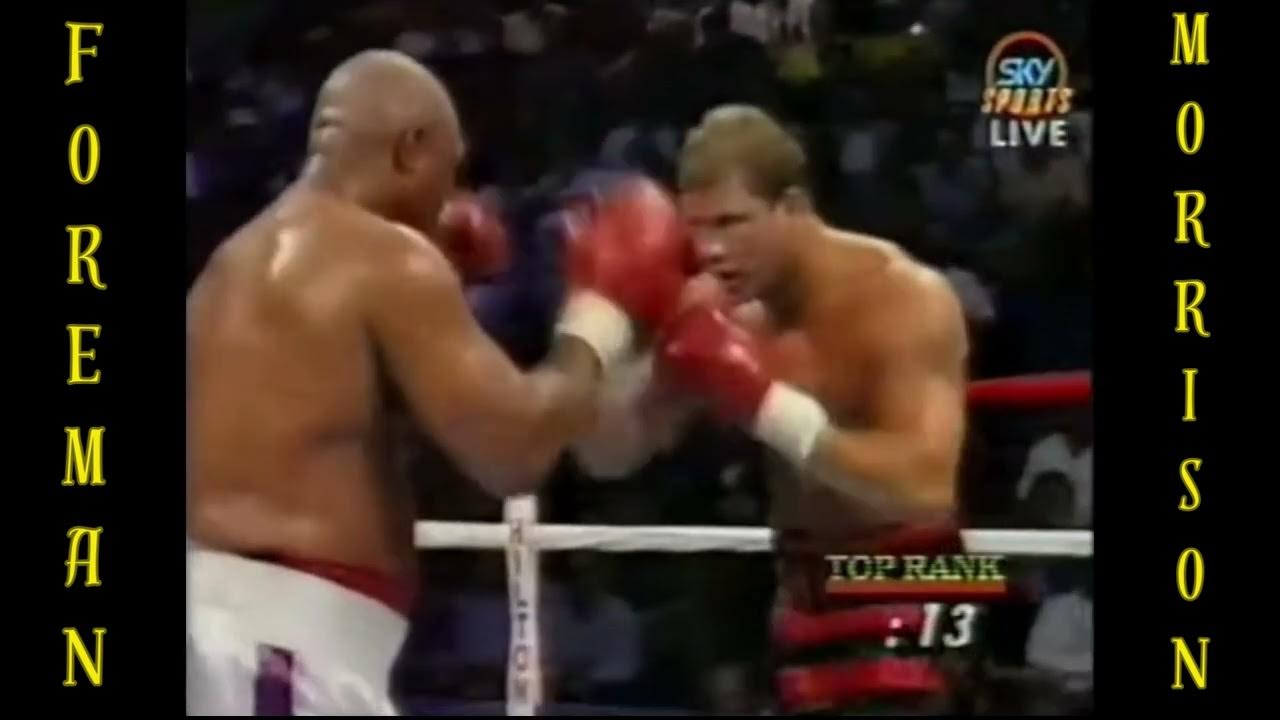 TOMMY MORRISON vs GEORGE FOREMAN Part.1@sebahellas2532 #anni90 #boxing #tommygun #foreman # ...