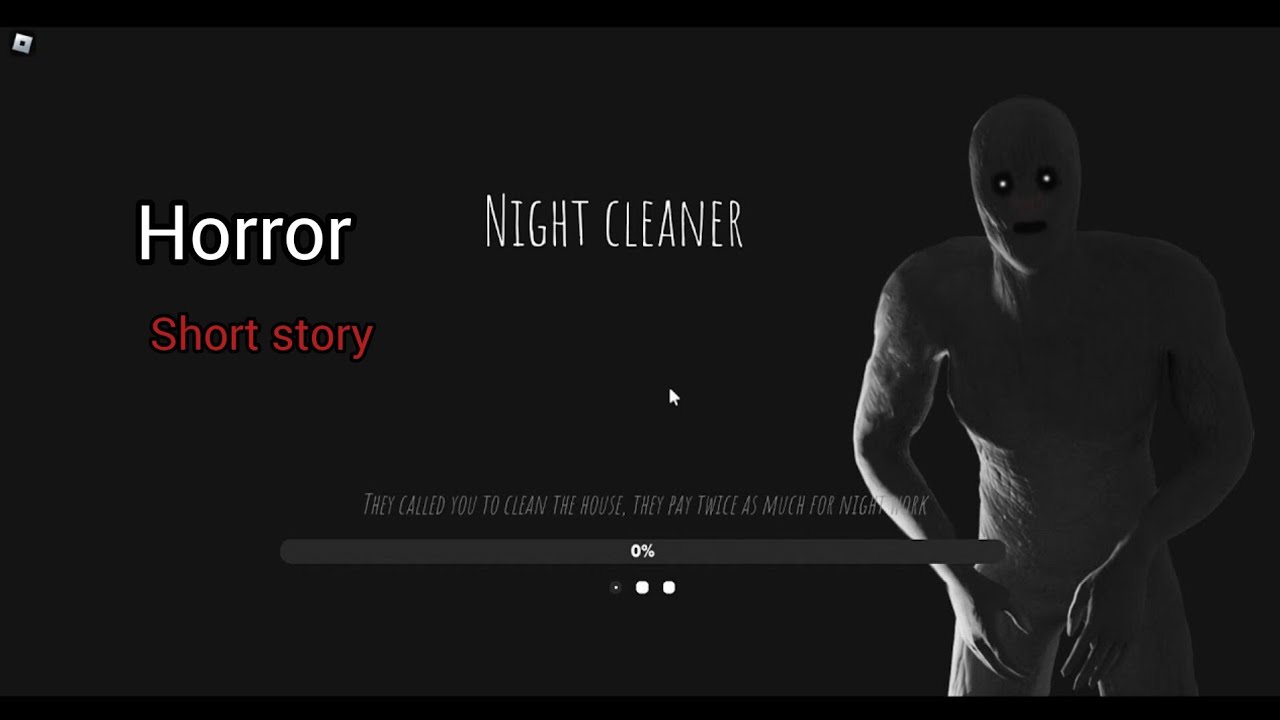 ROBLOX | NIGHT CLEANER | HORROR MOBILE GAME PLAY - YouTube