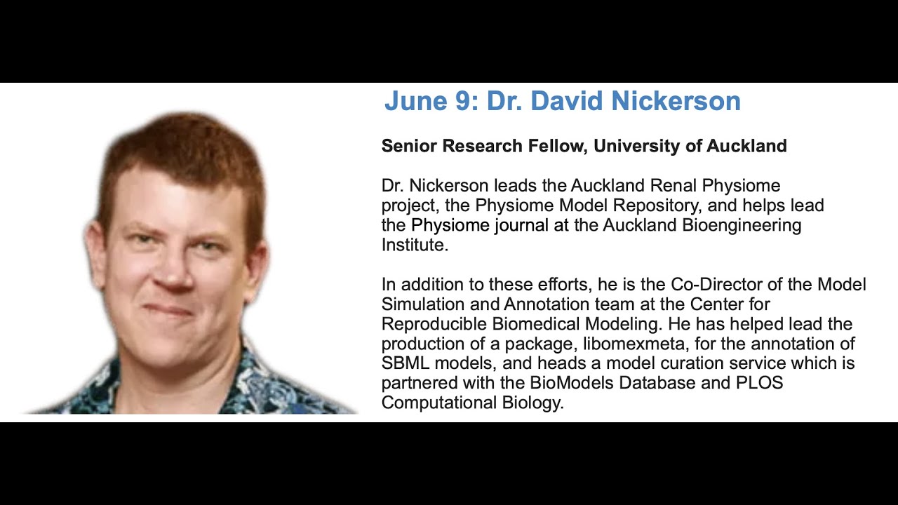 Dr. David Nickerson - libOmexMeta - YouTube