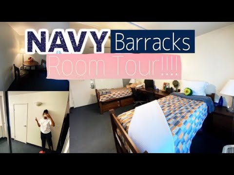 NAVY STUDENT BARRACKS ROOM TOUR | San Diego - YouTube