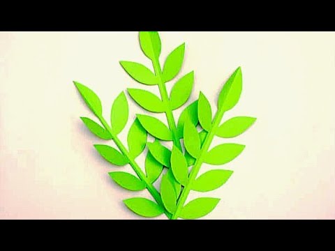 leaf 🌿, leaves, paper leaves, paper leaf craft, craft, paper craft ...