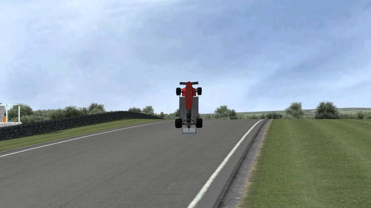 rFactor short - Airborne Alfa Romeo at Oulton park - YouTube