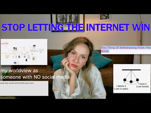 I have 0 social media. How I use the internet instead of letting the internet use me.