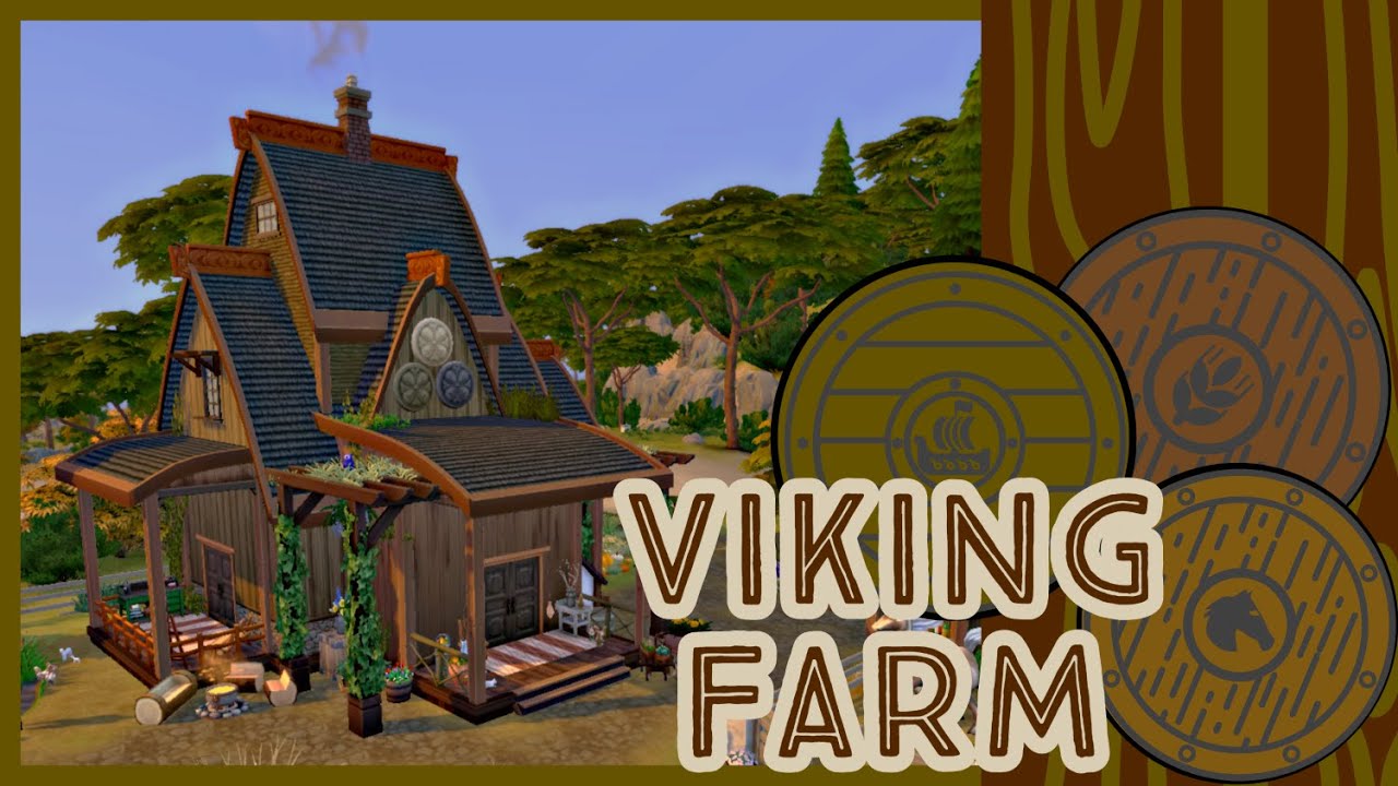 Viking Farm // The Sims 4 // Speed build - YouTube