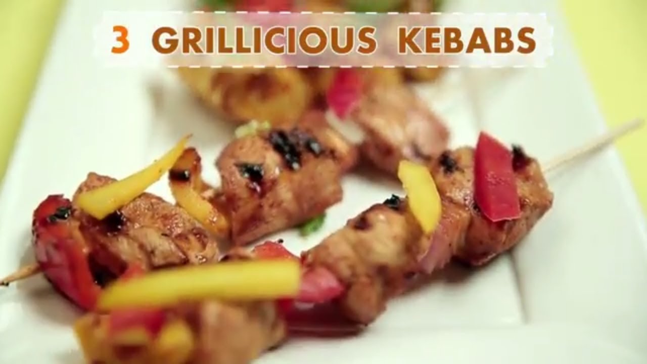 Food-o-holic - 3 types of Kebabs - YouTube