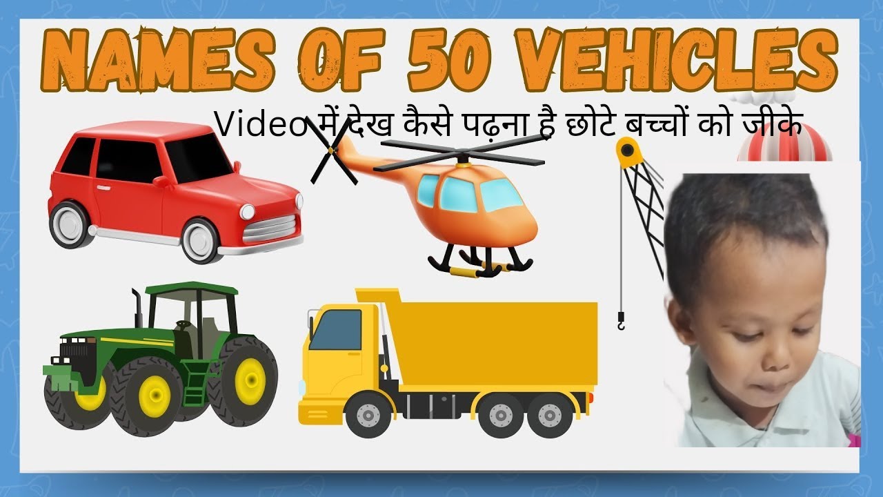 tLearn Vehicle Names For Kids | Types of Vehicles in English | Mode of ...