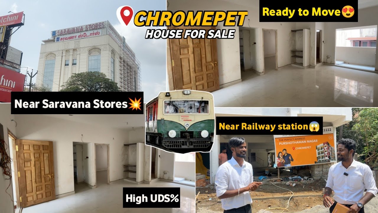 Ready to Occupy🏡House for sale in Chennai Chromepet😍Near Railway ...