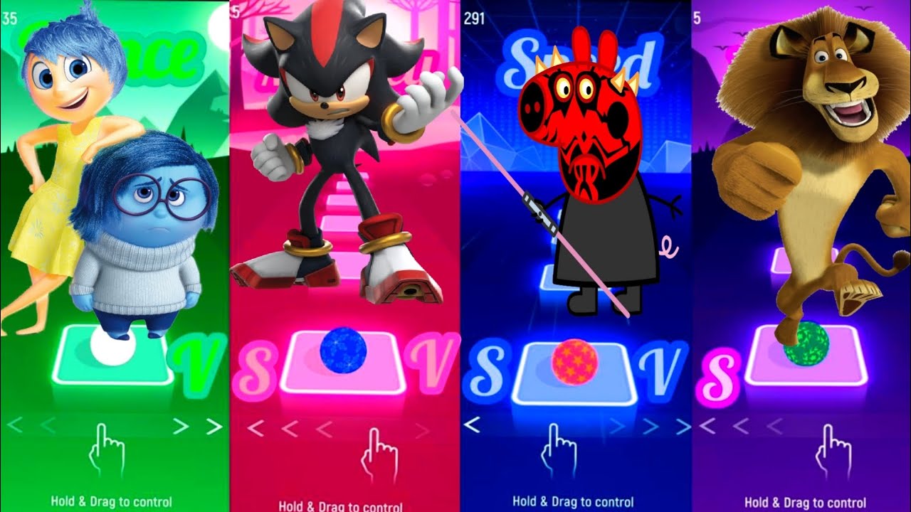 Inside_Out_2🆚Sonic_Prime🆚Peppa_Pig_Monster🆚Madagascar Escape2_Africa_🤲 ...