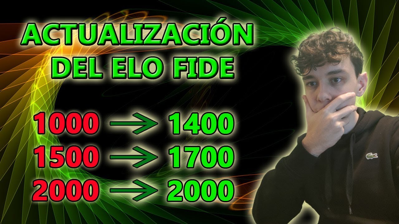 ¡NOTICIA DE ÚLTIMA HORA SOBRE EL ELO FIDE! 🕵️‍♂️ 🤯 - YouTube